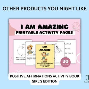 Kids Confidence Booster Activity Book | 20 Printable Exercises ...