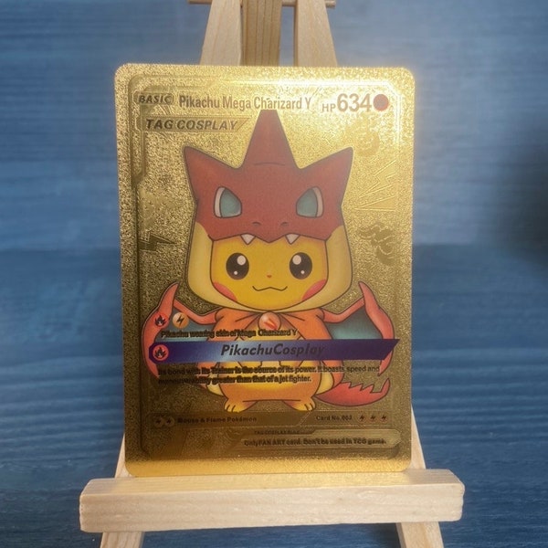 Pikachu Cosplay Cards - Etsy