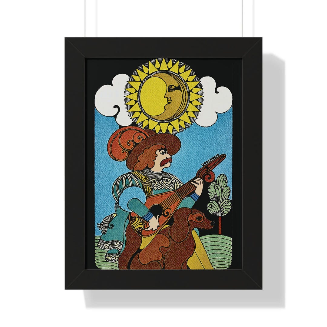 Ron Rae La Lune Tarot Poster, Astrology Art Print, Wall Decor ...