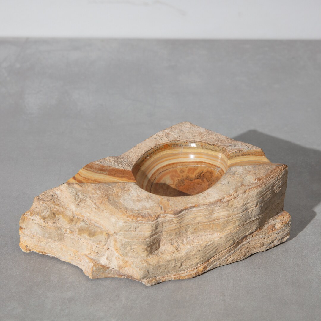 Vintage Marble/stone Ashtray - Etsy