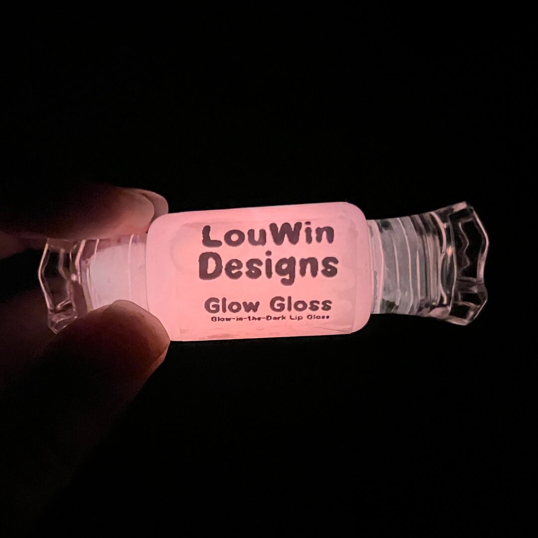 Glow in the Dark Lip Gloss, Pink Burlesque Lipgloss, Rave Accessories ...