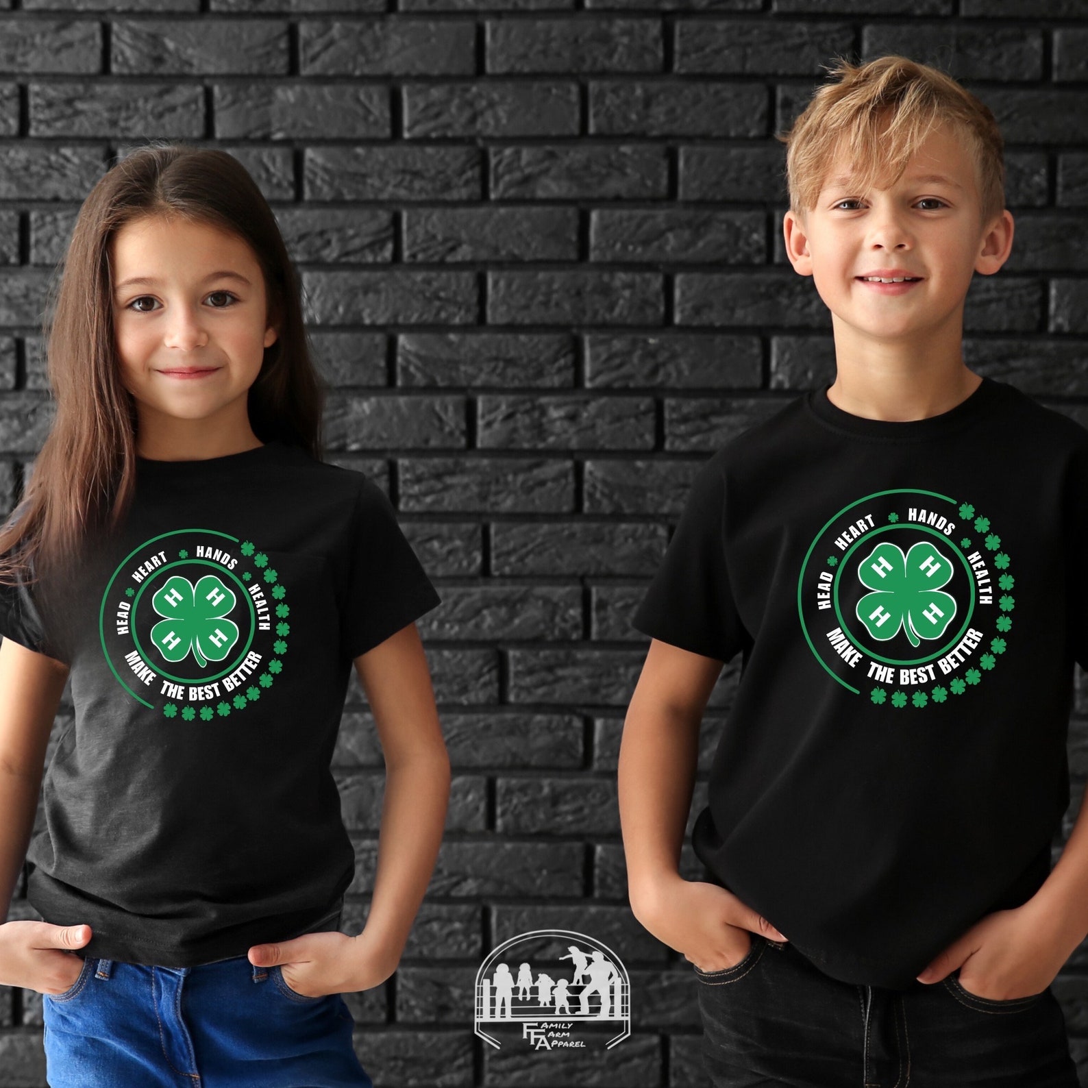 4H Head, Heart, Hands, Health Shirt - Etsy