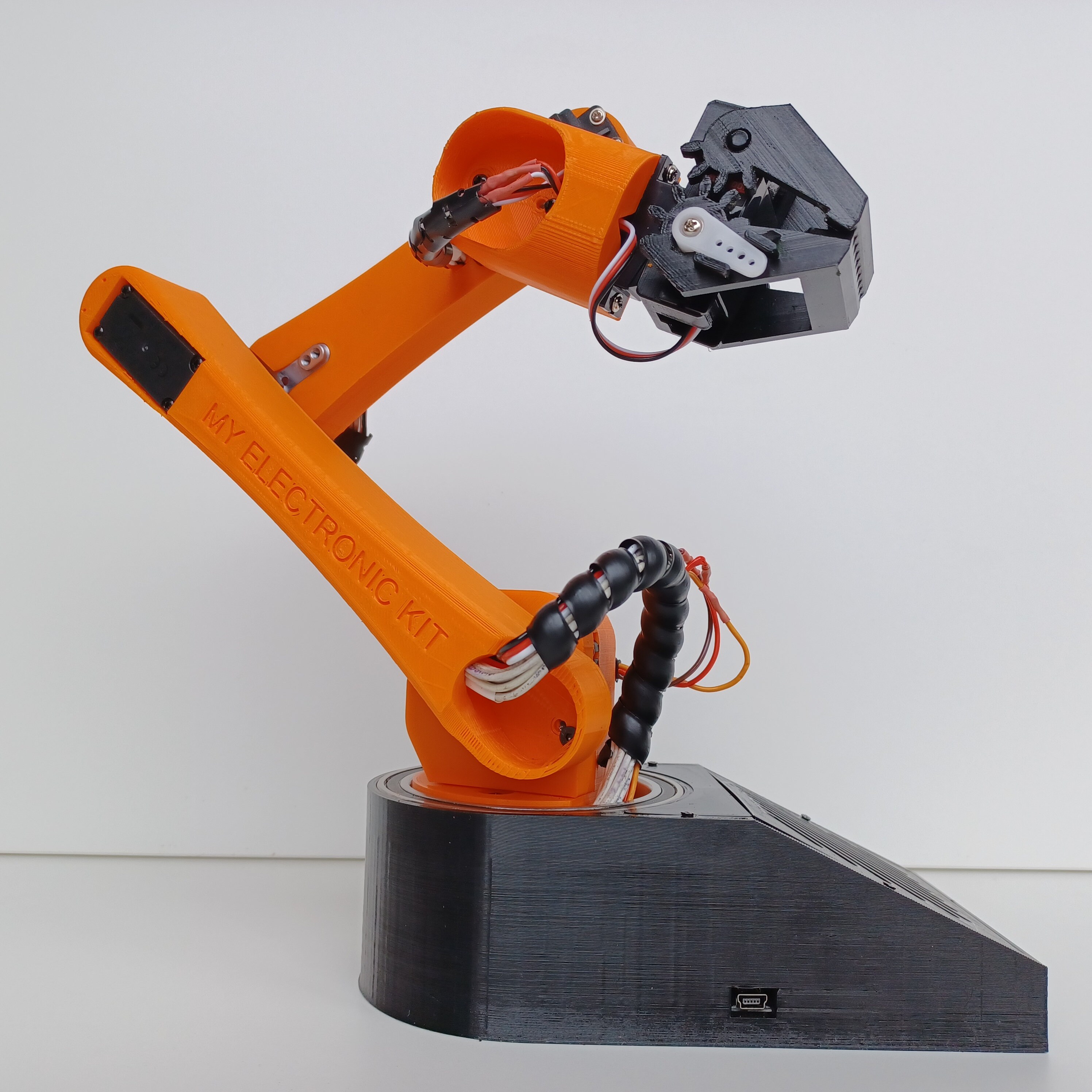 3D Printed Open-source Arduino Robotic Arm assembled - Etsy