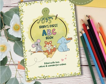 Baby Shower Abc Book - Etsy