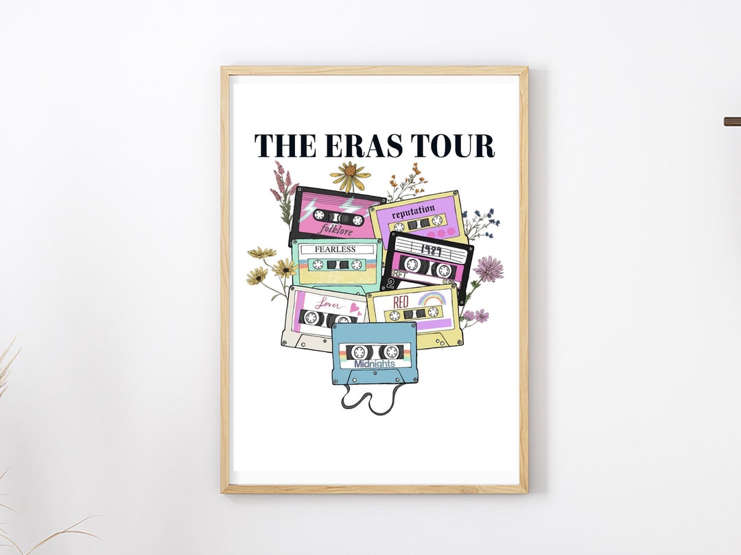 Taylor Swift Wall Art, Taylor Swift Album Titles Art Print, Taylor ...