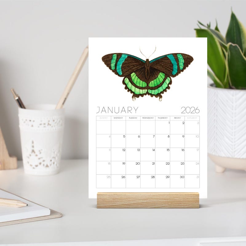 Vintage Desk Calendar - Etsy UK