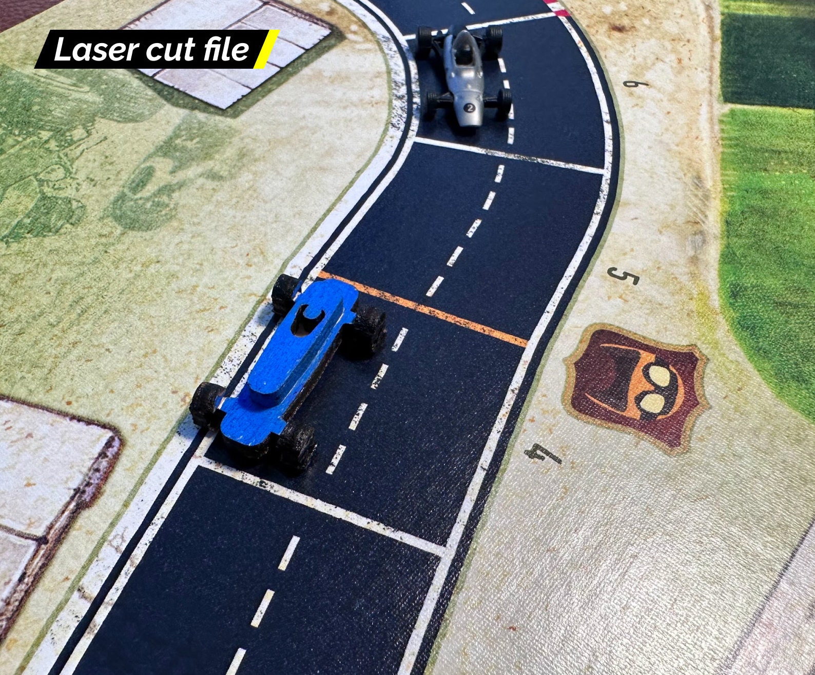 Race Car Laser Cutting File for "heat - Pedal to the Metal" Board Game ...
