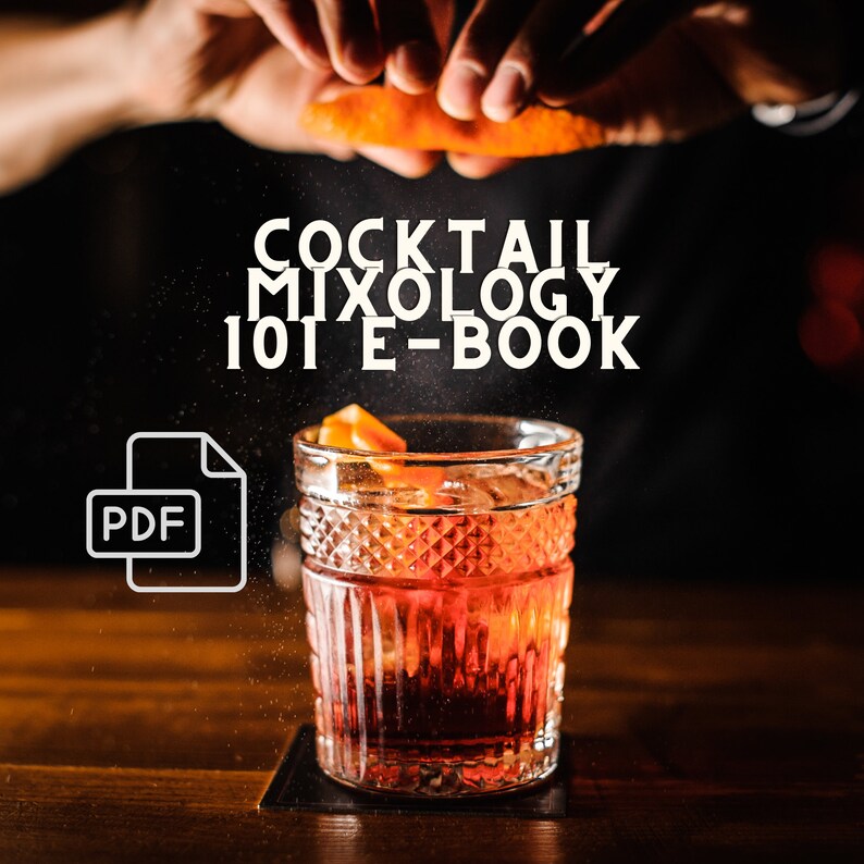 COCKTAIL MIXOLOGY E-BOOK Drink Guide Know What You Drink Pdf Included E-book - Etsy Canada