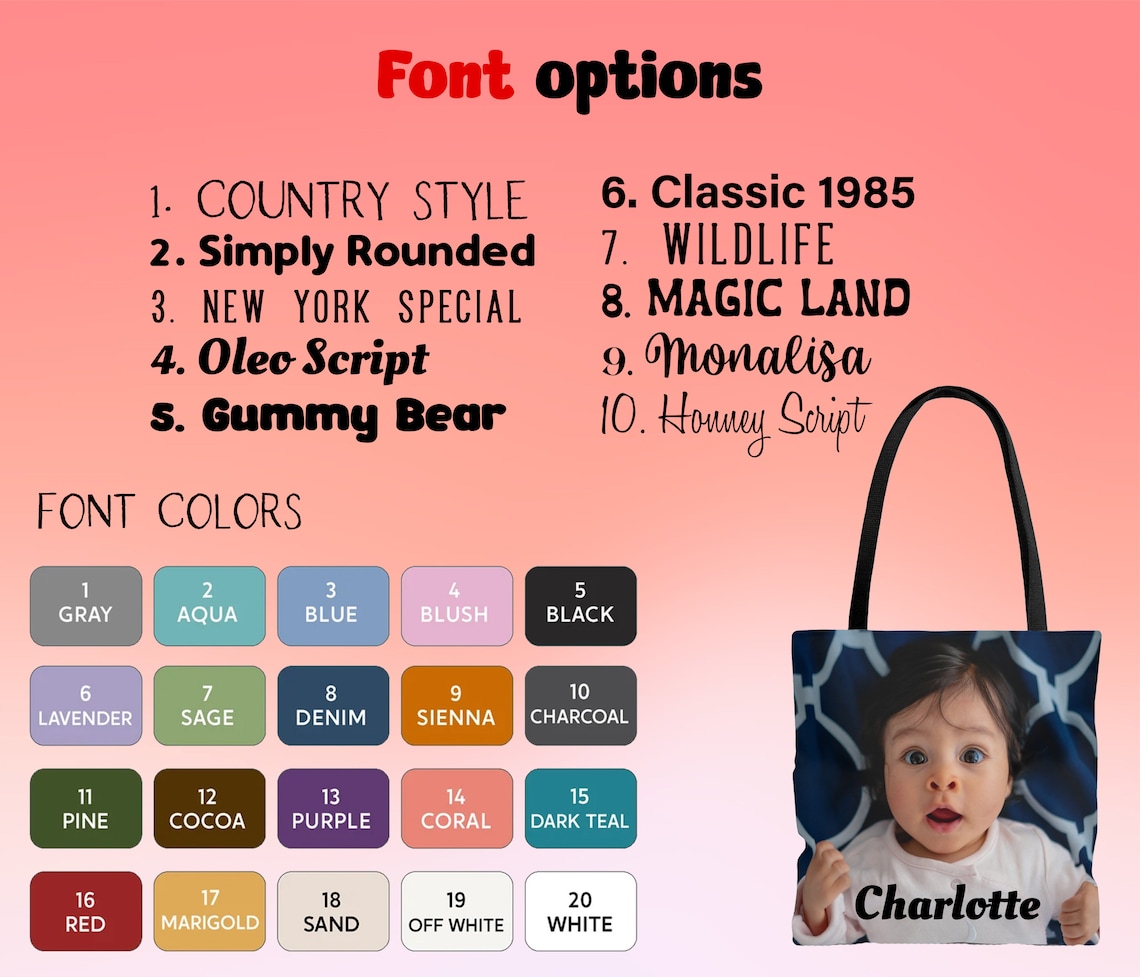 Tote Bag - Personalize With Any Photo You Would Like, Custom Picture ...