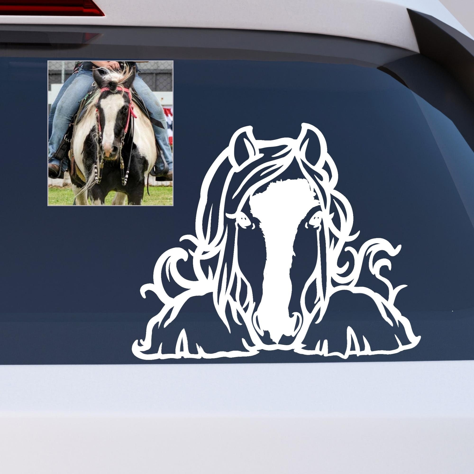 Custom Face Vinyl Sticker Decal Original Face Markings Name Sayings ...