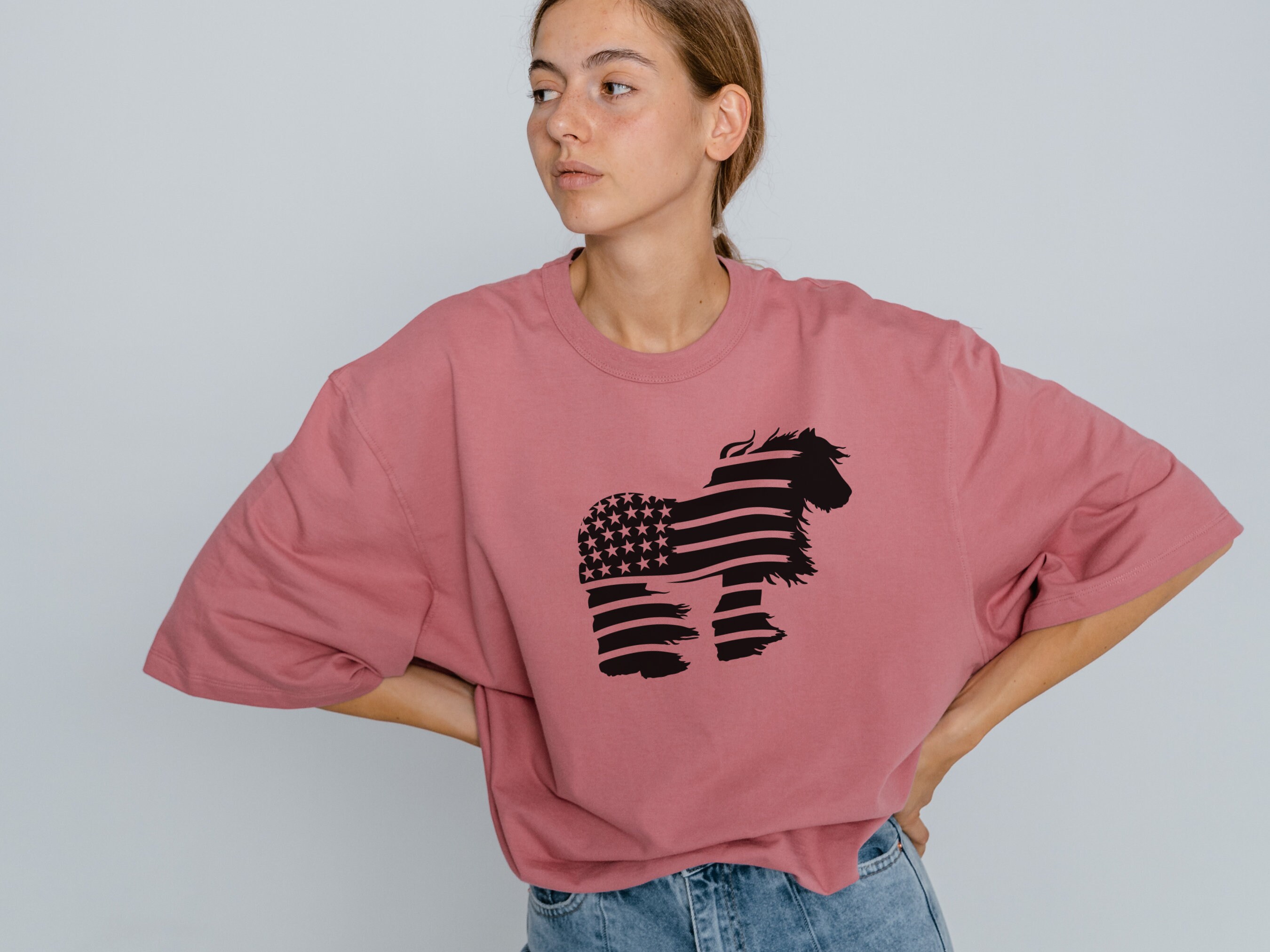 American Flag Gypsy Draft Patriotic Horse Image Vector File - Etsy