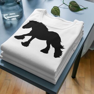 Running Gypsy Vanner SVG Draft Horse Digital Art Graphic File Png Dxf ...