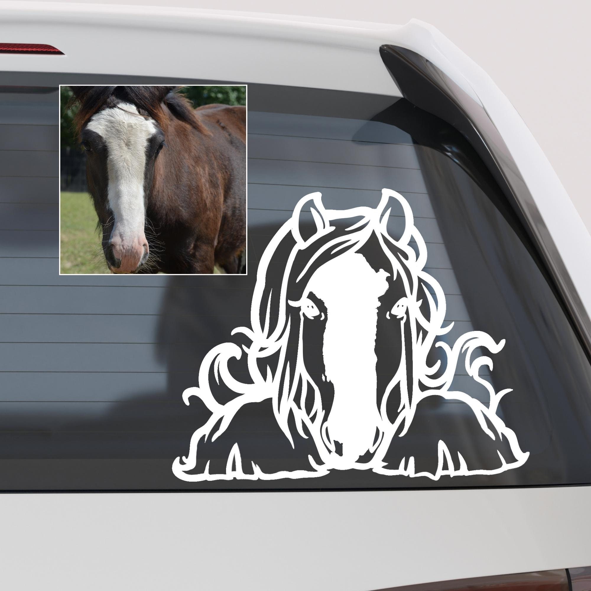 Custom Face Vinyl Sticker Decal Original Face Markings Name Sayings ...