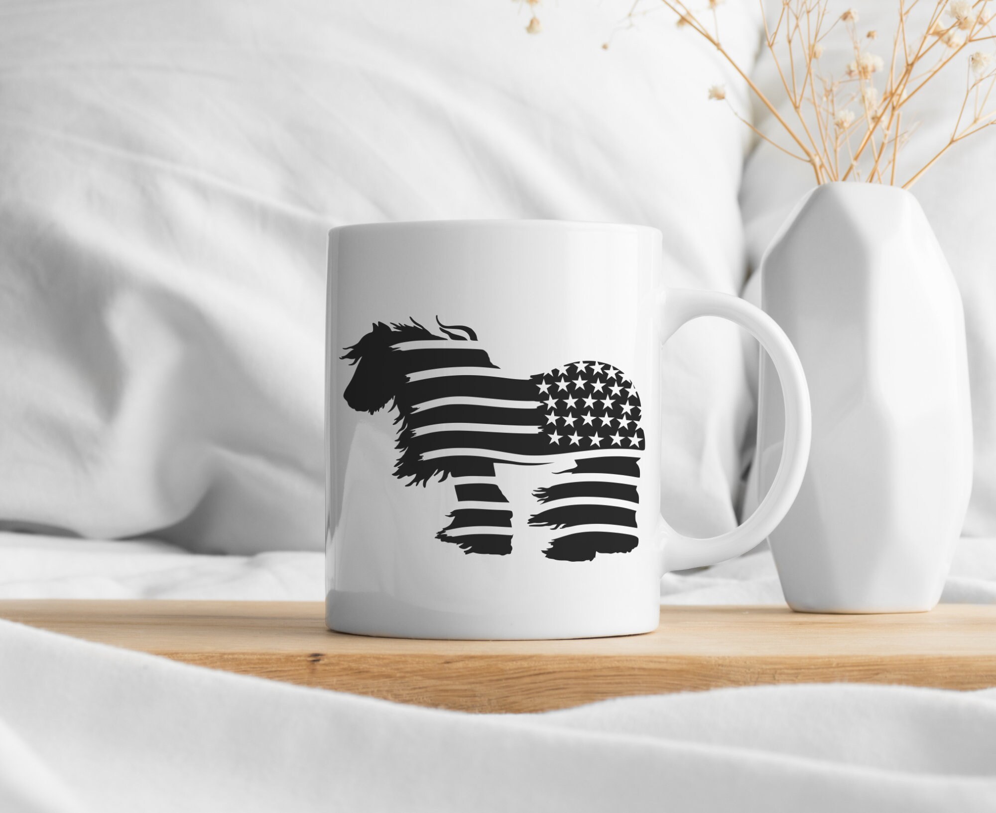 American Flag Gypsy Draft Patriotic Horse Image Vector File - Etsy