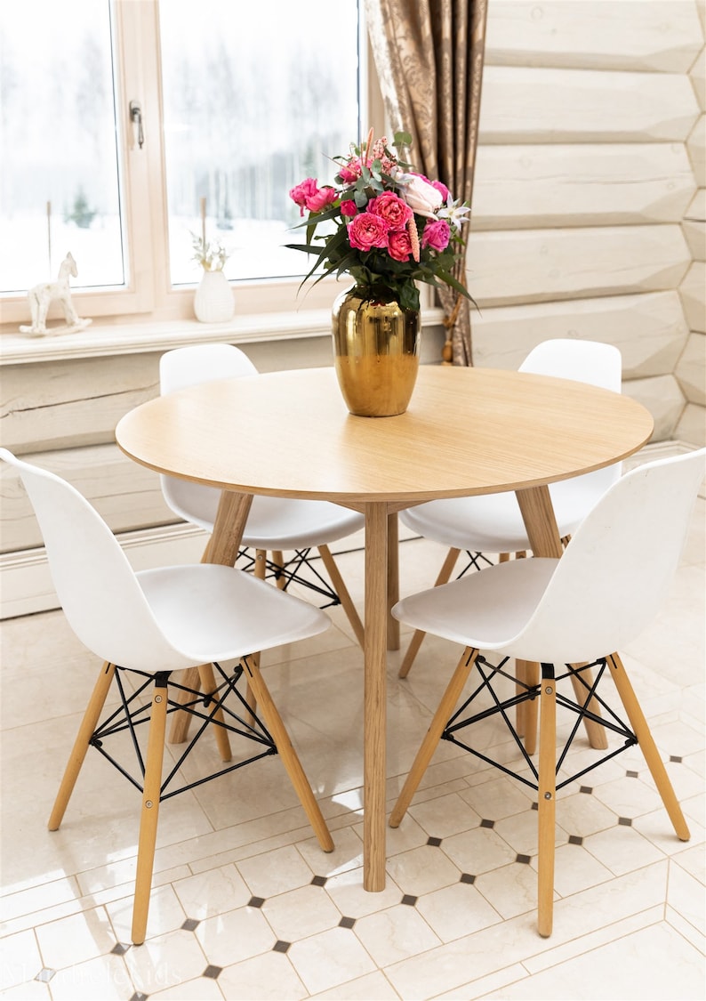 Round Dining Table Modern Dining Table Dinning Table Bar - Etsy