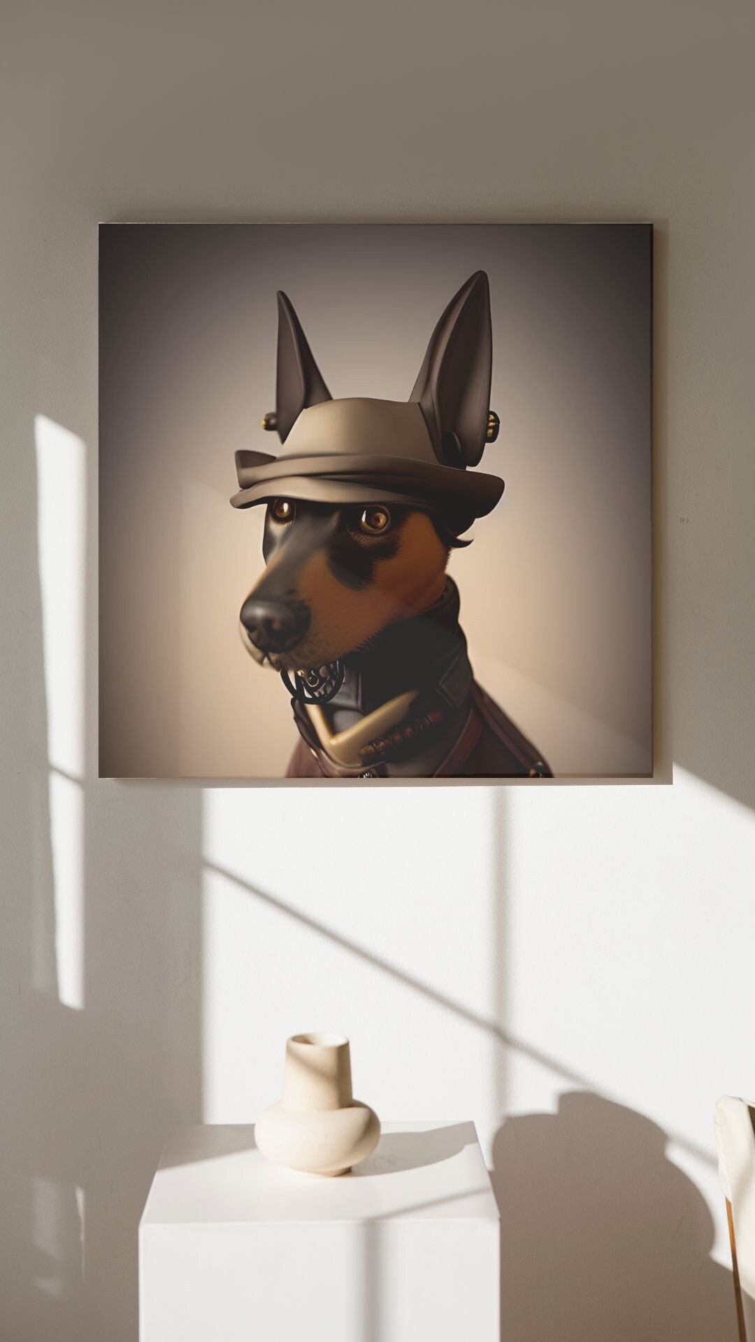 Poster Dog to Hang Proudly Representing a Dobermann for All - Etsy