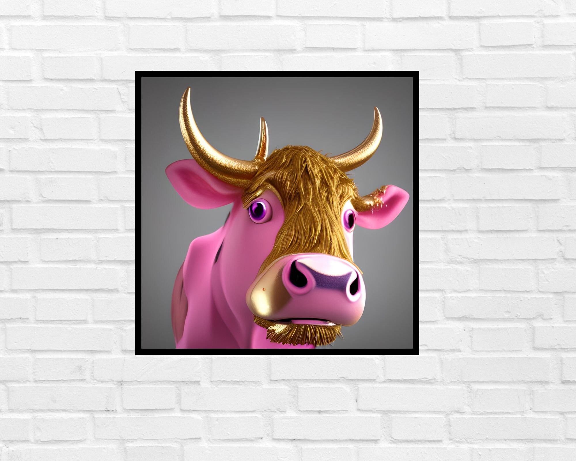 Cow Posters Poster to Print Wall Art Interior Decoration Collection ...