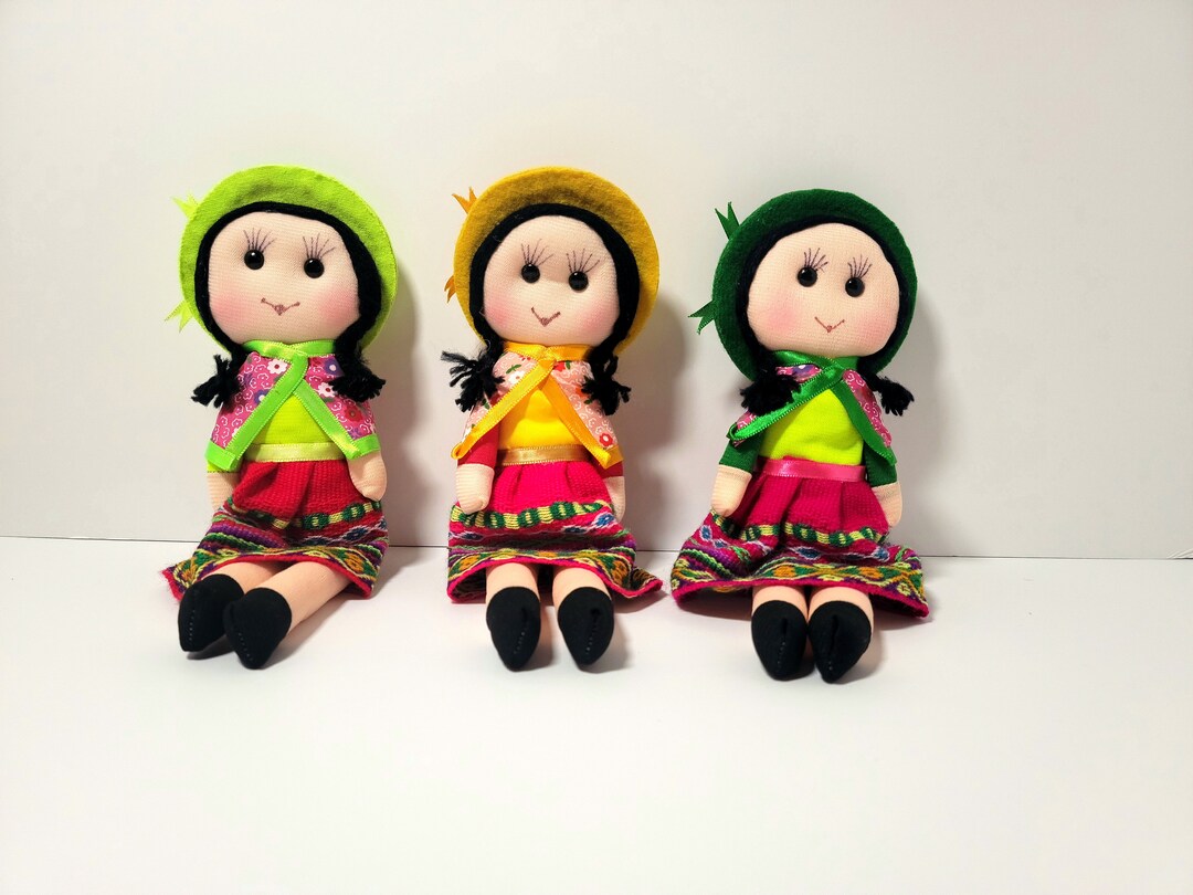 LAST Colorful Traditional Peruvian Handmade Doll - Etsy