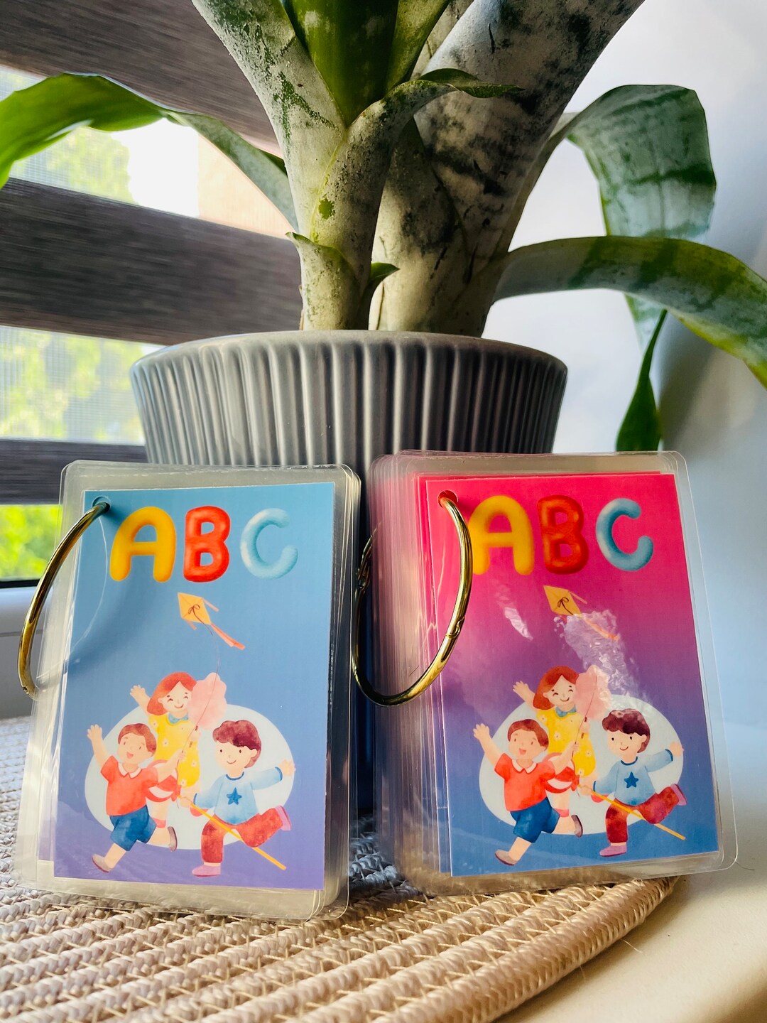 Buy ABC Alphabet Flashcards Learning First Word Cards Preschool Online ...