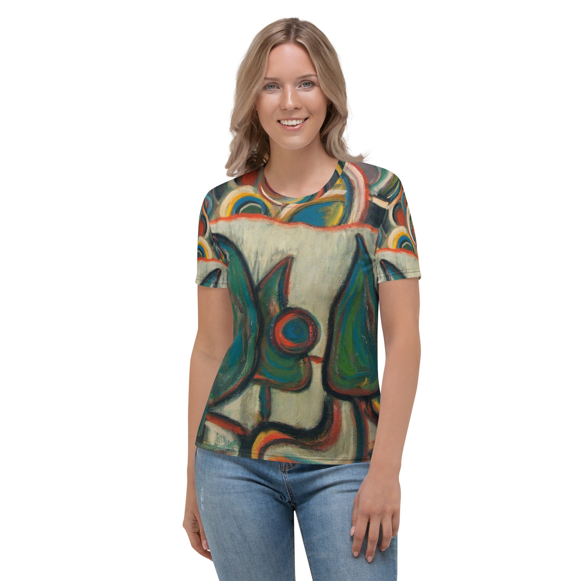 Artsy Green Forest Abstract Original Wearable Fine Art Apparel / One of ...