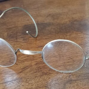 Antique Gold Metal Framed Spectacles 1930s - Etsy