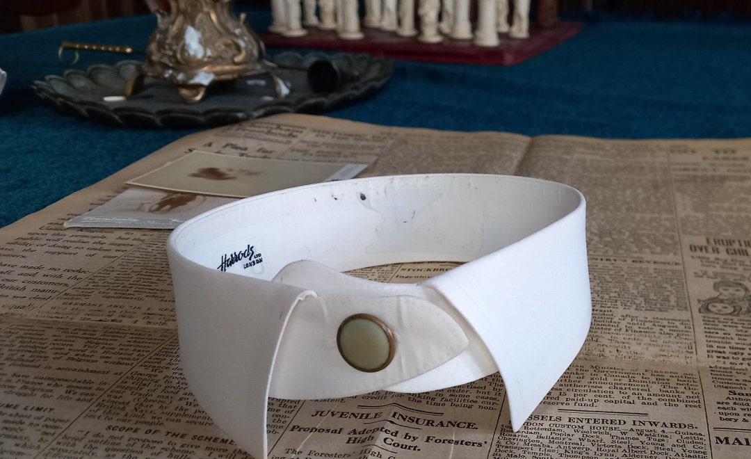 Edwardian Victorian Stiff Collar 1900s - Etsy