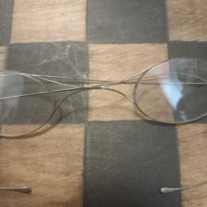 RARE 1800s Georgian Steel Wire Framed Spectacles With Case - Etsy