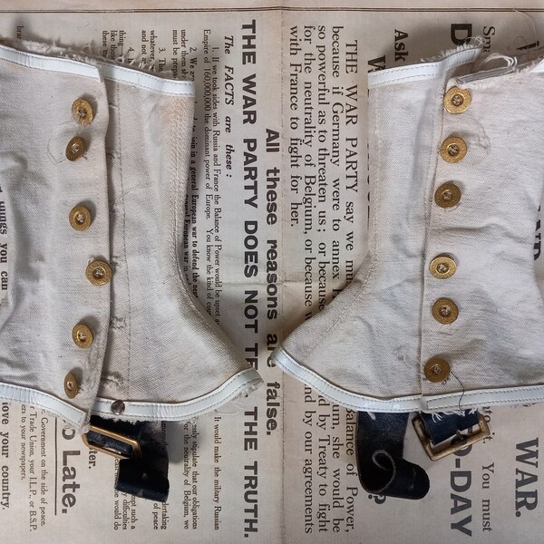 Victorian Spats - Etsy