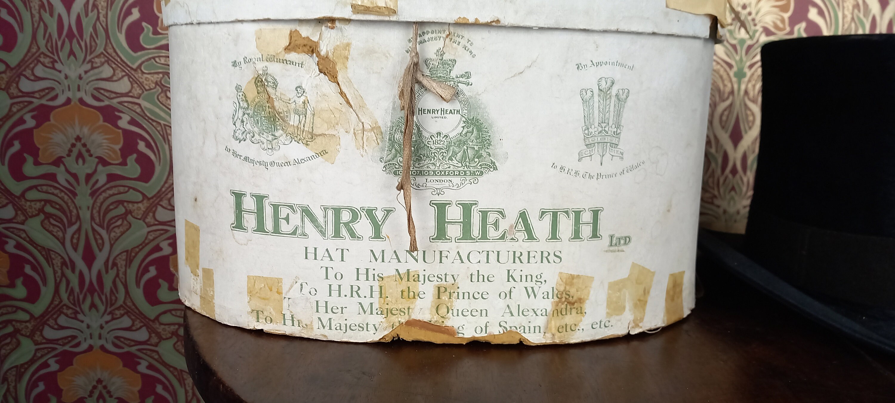 Vintage Henry Heath LTD Top Hat Antique ORIGINAL BOX - Etsy Hong Kong