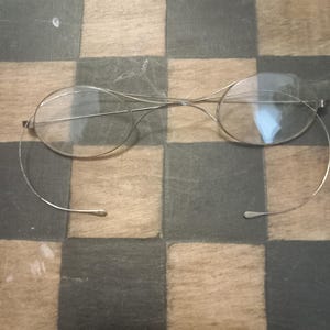 RARE 1800s Georgian Steel Wire Framed Spectacles With Case - Etsy