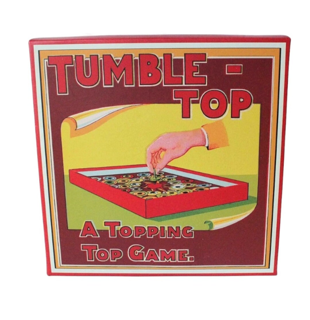 Tumble Top a Topping Top Family Game - Etsy