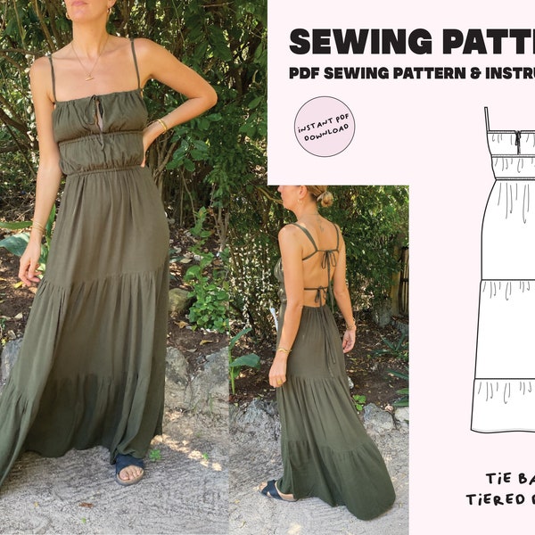 Panel Dress Pattern - Etsy