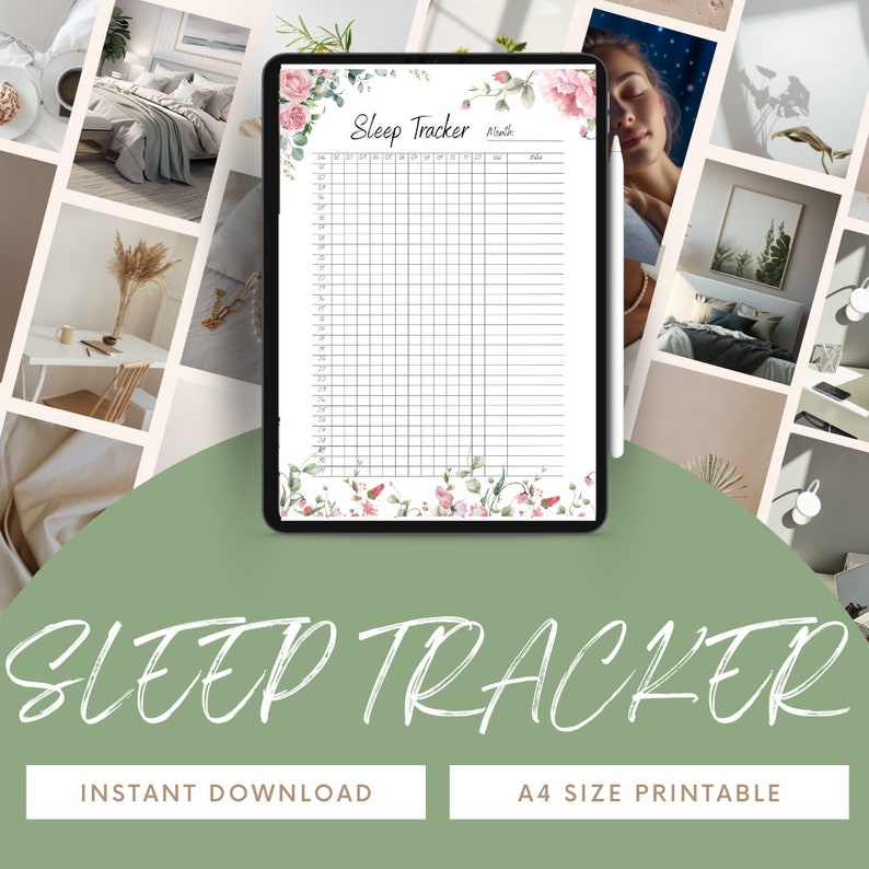 Printable Sleep Tracker - Track Your Sleep With This Perfect Sleep ...