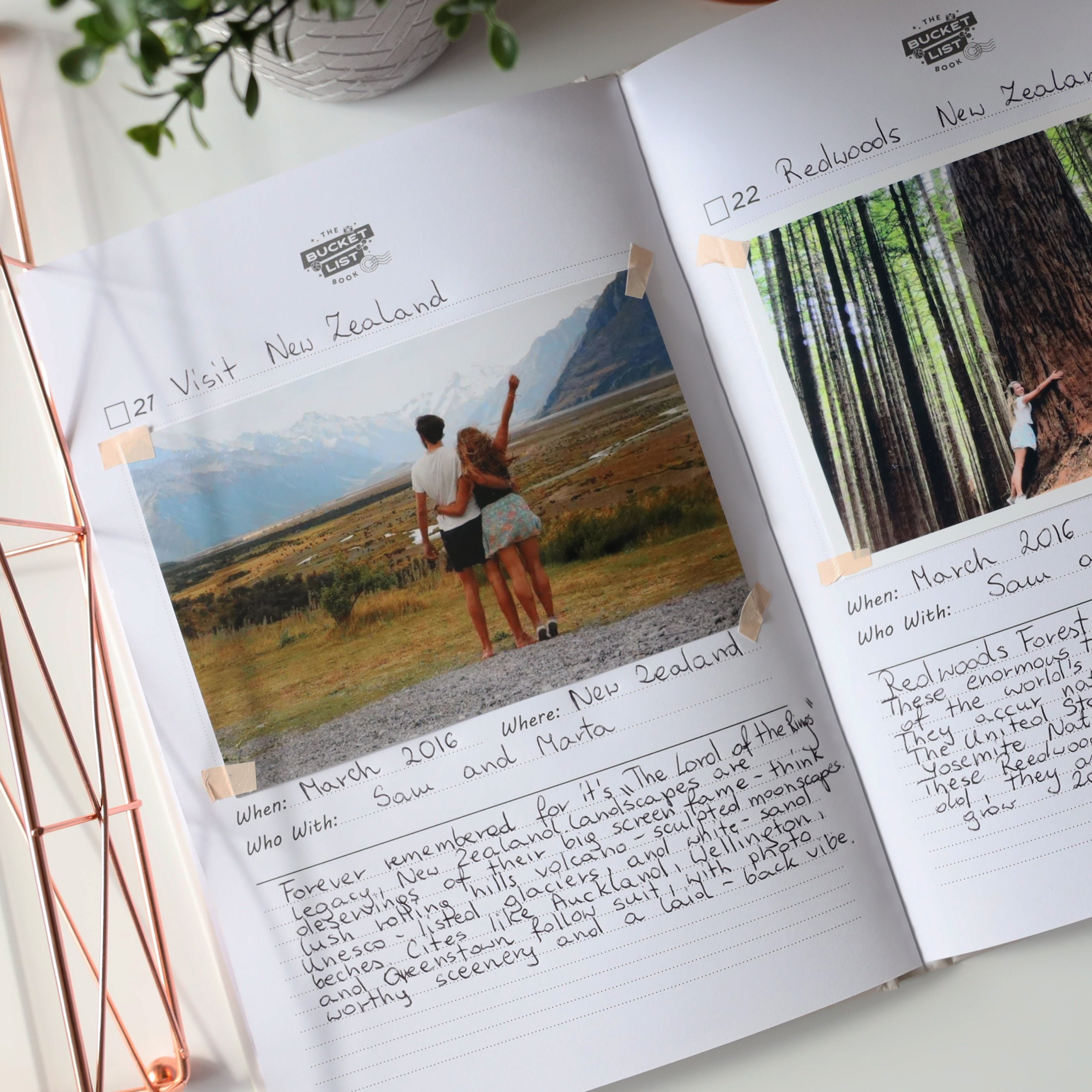 The Bucket List Book Journal Travel Planner Place to Store - Etsy