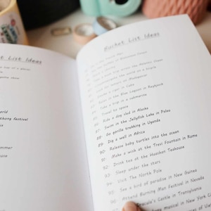 The Bucket List Book , Journal, Travel Planner, Place to Store Your ...