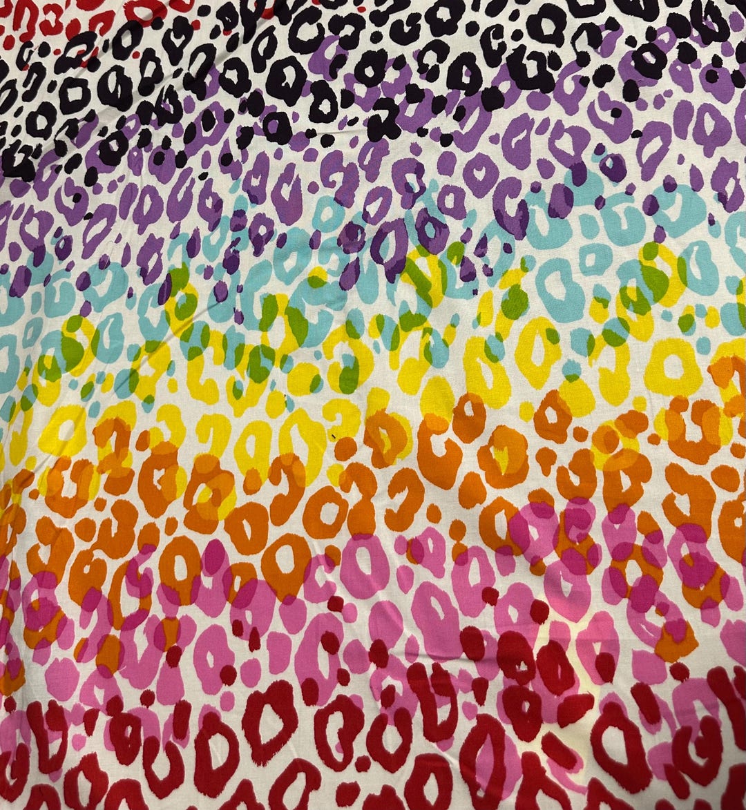 Rainbow Leopard by Alexander Henry Retired Collection 2013, Fabric by ...