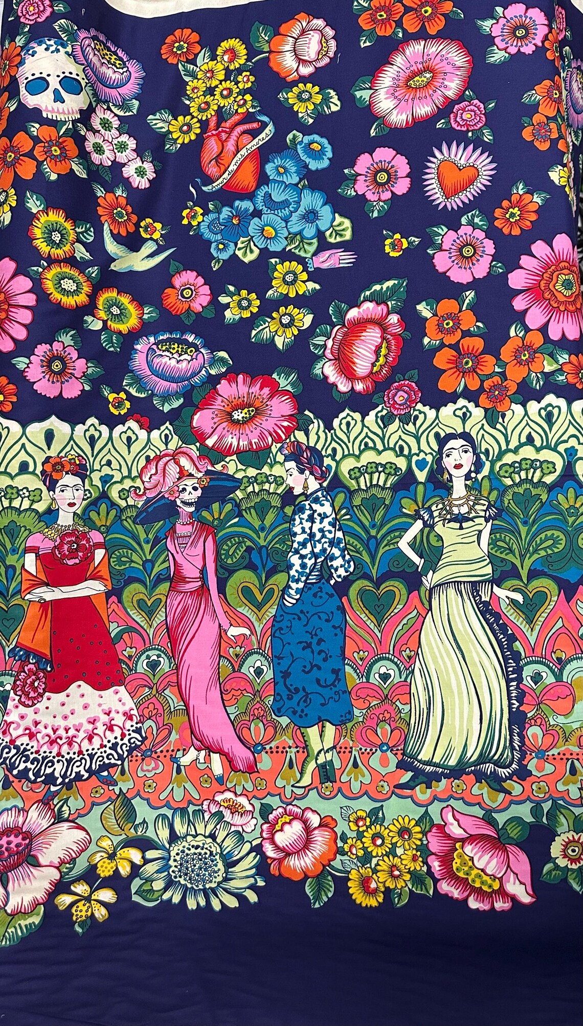 Frida La Catrina by De Leon Design Group Alexander Henry Frida Fabric ...