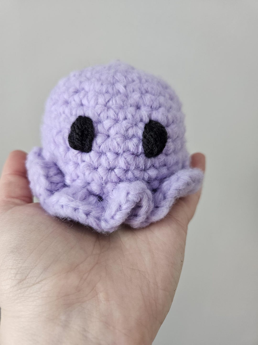 Crochet Mini Purple Pac Man Ghost - Etsy
