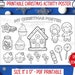 GINGERBREAD CHRISTMAS Coloring POSTER, Gingerbread Coloring Page ...