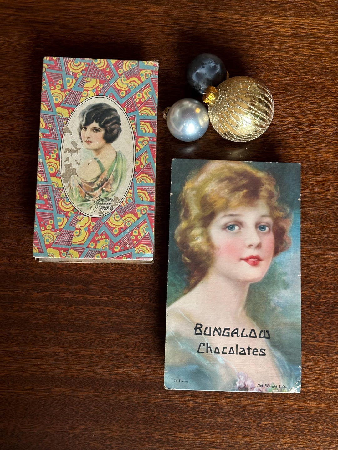 Vintage Art Deco Johnson Candy Boxes: Cincinnati Chocolate Portrait Set ...