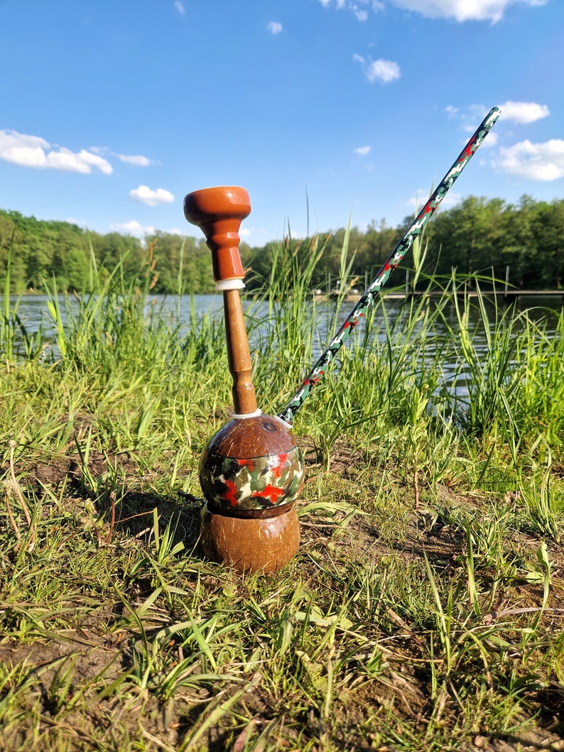 Army Coconut Steam Chalice / Coconut Shisha Hookah Nargile With ...
