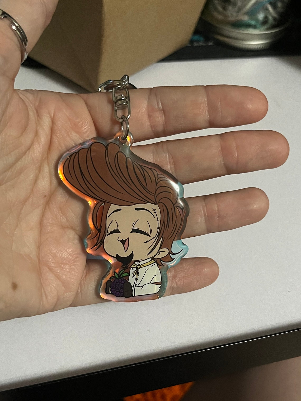 Thatch 4th Division Commander | One Piece Stickers | Anime Keychain ...