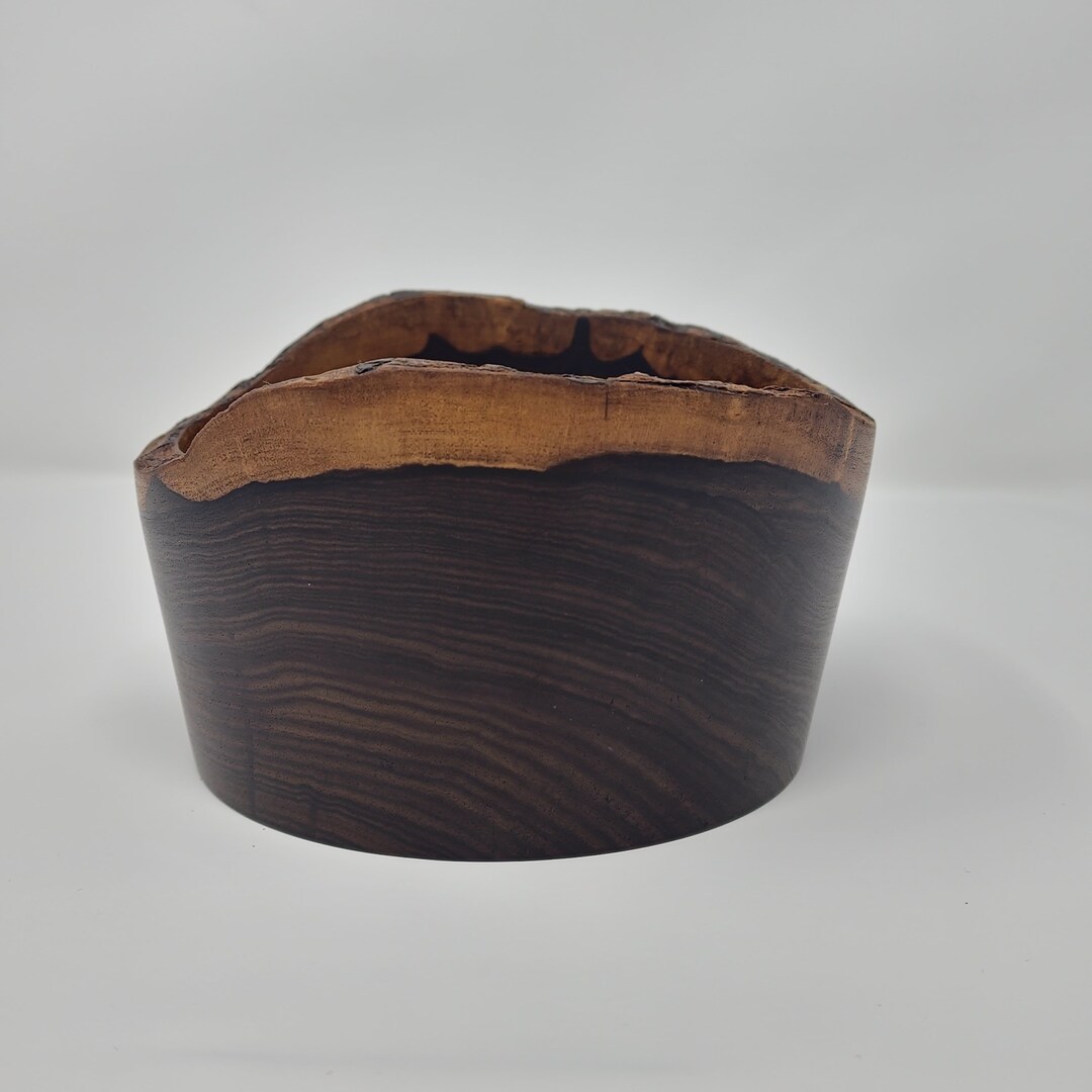 RARE Kou Wood "rolo" Live Edge Bowl - Etsy