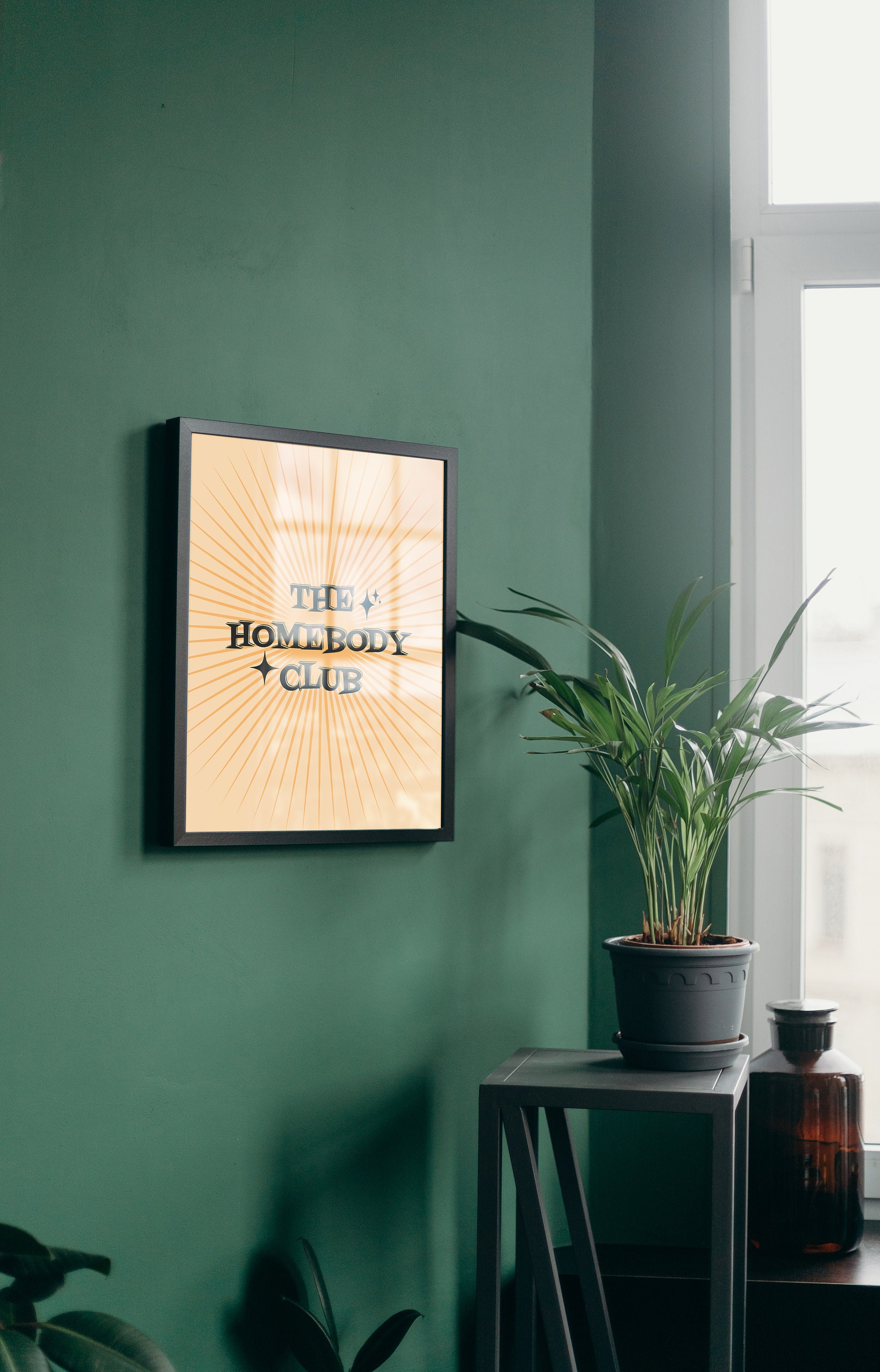 The Homebody Club, Retro Art, Office Print, Living Room Decor, Office ...