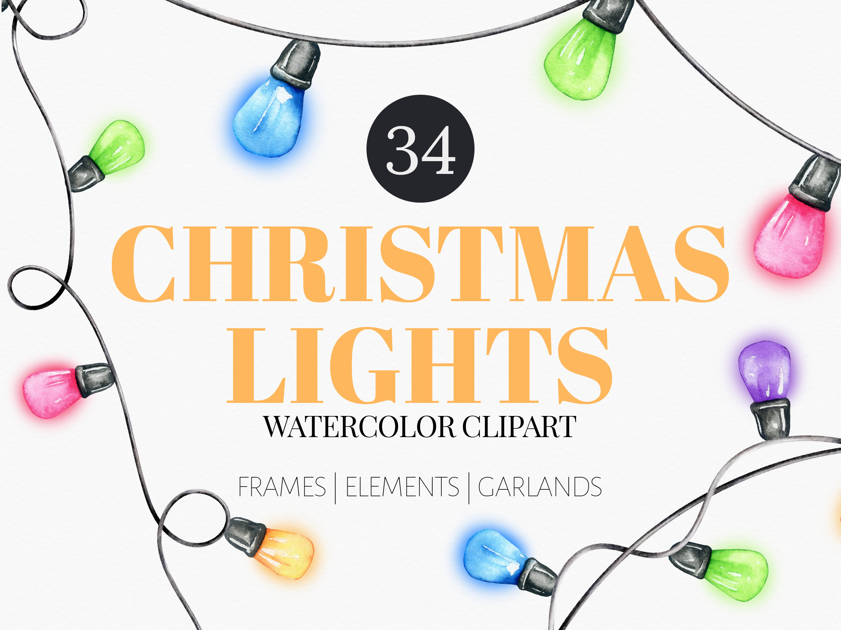 Christmas Light Clip Art