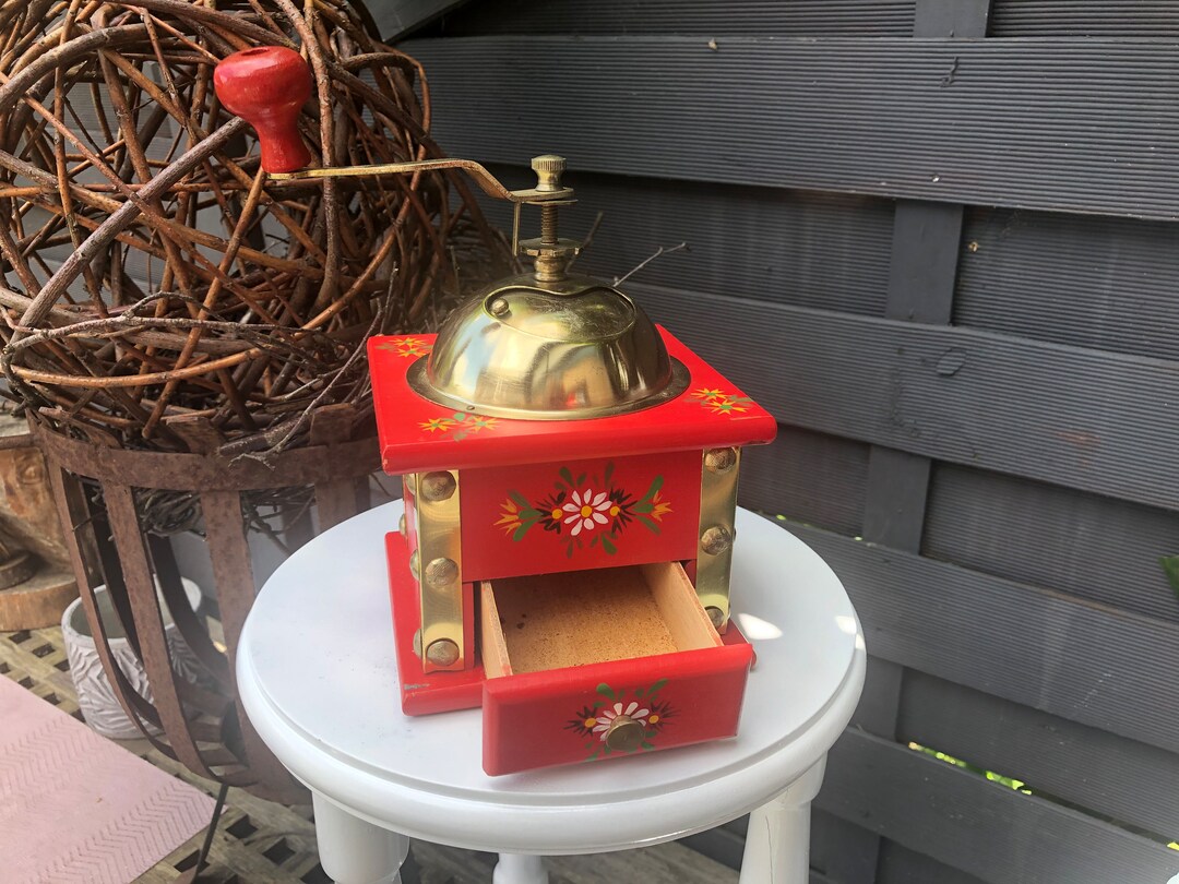 Rare Antique Beautiful COFFEE GRINDER / COUNTRY STYLE & KITCHEN DECOR ...