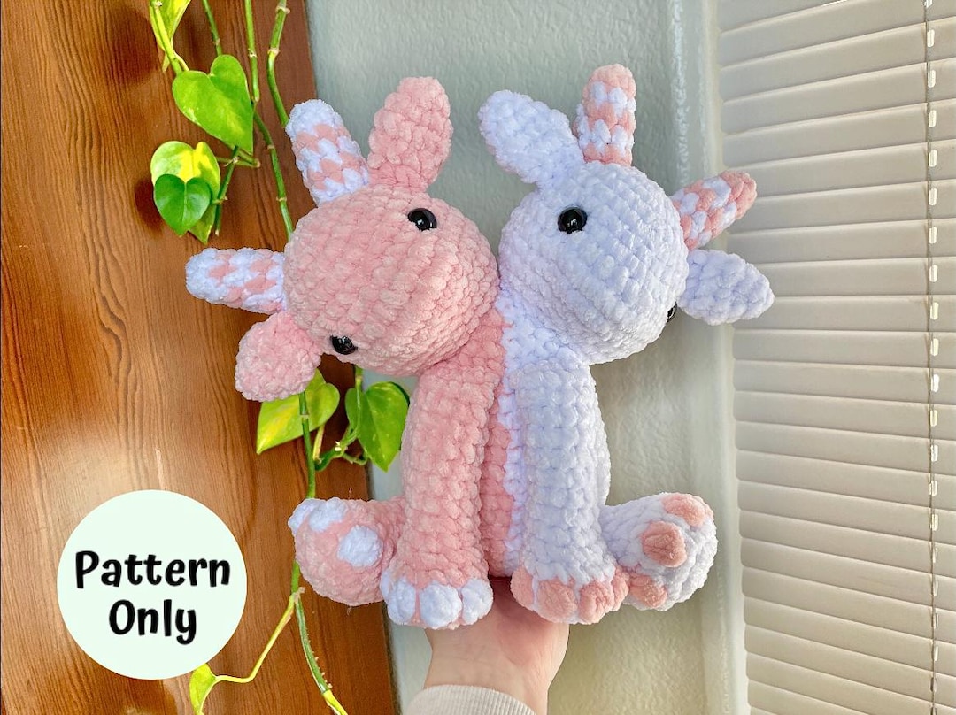 Two Headed Dragon Crochet Pattern, Fantasy Amigurumi Tutorial - Etsy