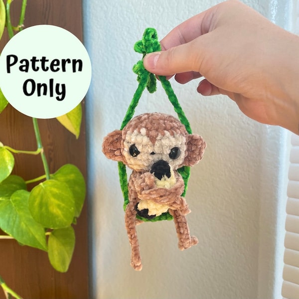 Stuffed Hanging Monkey - Etsy
