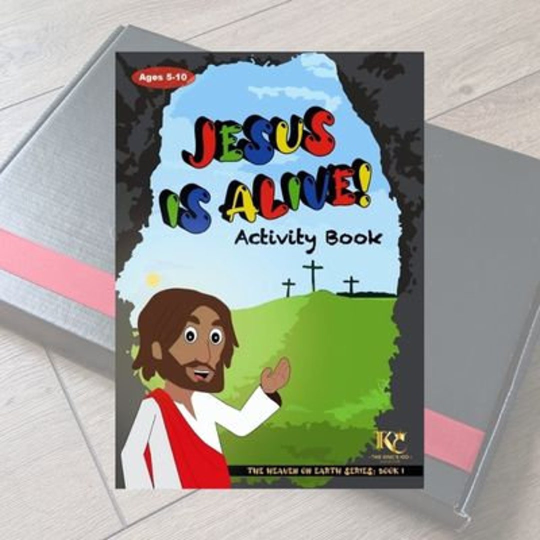 Easter Kids Activities Jesus is Alive Workbook and Craft - Etsy UK
