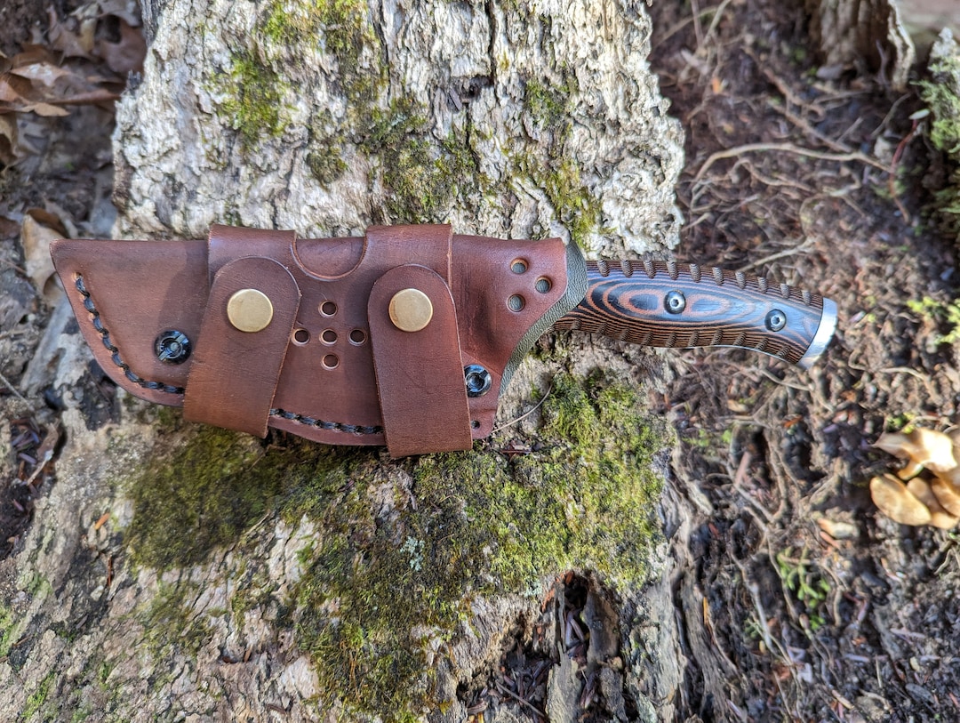 Kydex and Leather Hybrid Knife Sheath - Etsy
